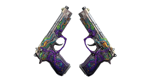 CS2 Skin - Dual Berettas | Flora Carnivora (Battle-Scarred) Şuan Stokta Yok