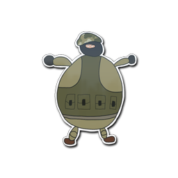 Poorly Drawn IDF Sticker - CS2 Skins