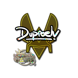 dupreeh (Glitter, Champion) | Paris 2023 Sticker - CS2 Skins
