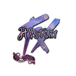 History (Holo) | Paris 2023 Sticker - CS2 Skins