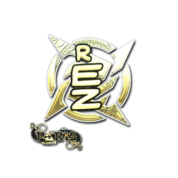 REZ (Gold) | Paris 2023 Sticker - CS2 Skins