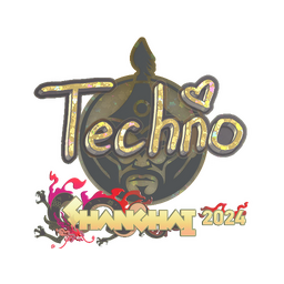 Techno4K (Glitter) | Shanghai 2024 Sticker - CS2 Skins