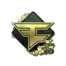 FaZe Clan (Gold) | Rio 2022 Sticker - CS2 Skins