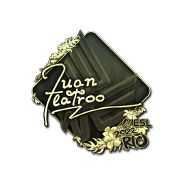 juanflatroo (Gold) | Rio 2022 Sticker - CS2 Skins