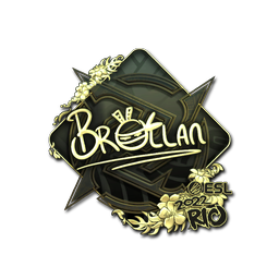 Brollan (Gold) | Rio 2022 Sticker - CS2 Skins