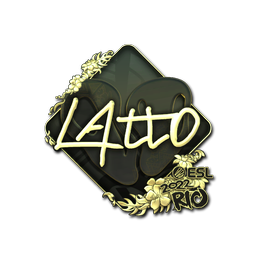 latto (Gold) | Rio 2022 Sticker - CS2 Skins