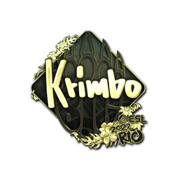 Krimbo (Gold) | Rio 2022 Sticker - CS2 Skins