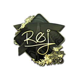 roeJ (Gold) | Rio 2022 Sticker - CS2 Skins