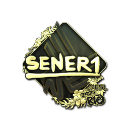 SENER1 (Gold) | Rio 2022 Sticker - CS2 Skins