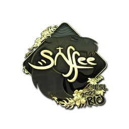 saffee (Gold) | Rio 2022 Sticker - CS2 Skins