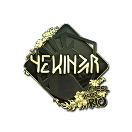 YEKINDAR (Gold) | Rio 2022 Sticker - CS2 Skins