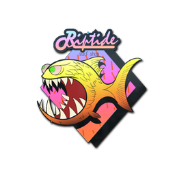 Yellow Jaggyfish Sticker - CS2 Skins