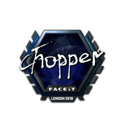 chopper (Foil) | London 2018 Sticker - CS2 Skins