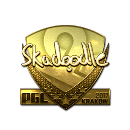 Skadoodle (Gold) | Krakow 2017 Sticker - CS2 Skins