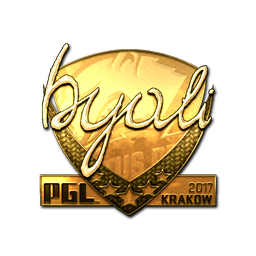 byali (Gold) | Krakow 2017 Sticker - CS2 Skins