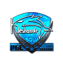 keshandr (Foil) | Krakow 2017 Sticker - CS2 Skins