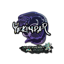 YEKINDAR (Glitter) | Antwerp 2022 Sticker - CS2 Skins