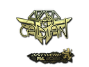 Sticker | CadiaN (Gold) | Antwerp 2022 - Compre, Venda E Negocie No DMarket