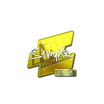 Sticker | s1mple (Foil) | Atlanta 2017 — prices, descriptions on CS:GO ...