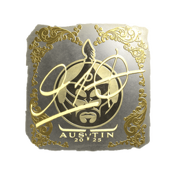 910 (Gold) | Austin 2025 Sticker - CS2 Skins