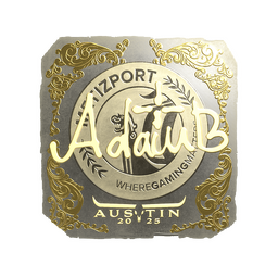adamb (Gold) | Austin 2025 Sticker - CS2 Skins