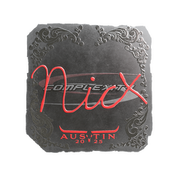 nicx (Foil) | Austin 2025 Sticker - CS2 Skins
