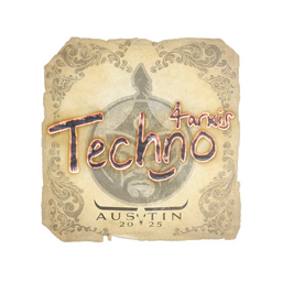 Techno4K | Austin 2025 Sticker - CS2 Skins