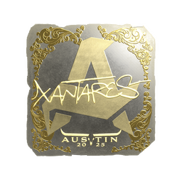 XANTARES (Gold) | Austin 2025 Sticker - CS2 Skins
