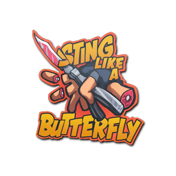 Sting Like A Butterfly Sticker - CS2 Skins
