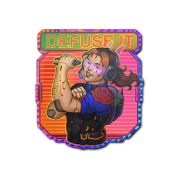Defuse It (Holo) Sticker - CS2 Skins