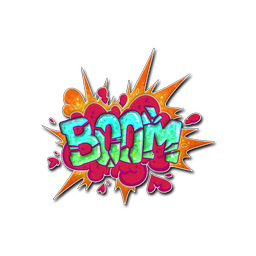 Go Boom (Glitter) Sticker - CS2 Skins