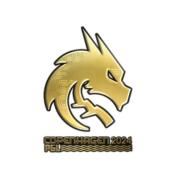 Team Spirit (Gold) | Copenhagen 2024 Sticker - CS2 Skins
