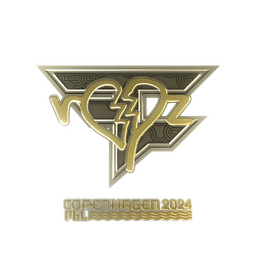 ropz (Gold) | Copenhagen 2024 Sticker - CS2 Skins