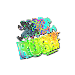 Rush 4x20 (Holo) Sticker - CS2 Skins