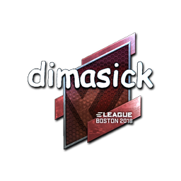 dimasick (Foil) | Boston 2018 Sticker - CS2 Skins