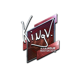 kNgV- (Foil) | Boston 2018 Sticker - CS2 Skins