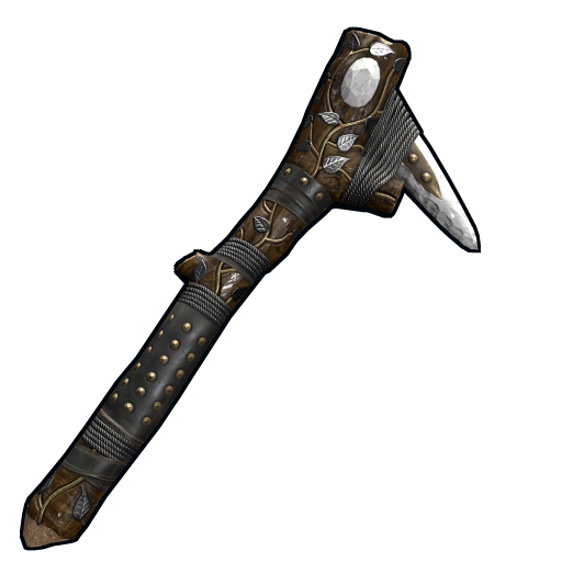 Silver Leaf Stone Pickaxe - Rust Game Items - Gameflip