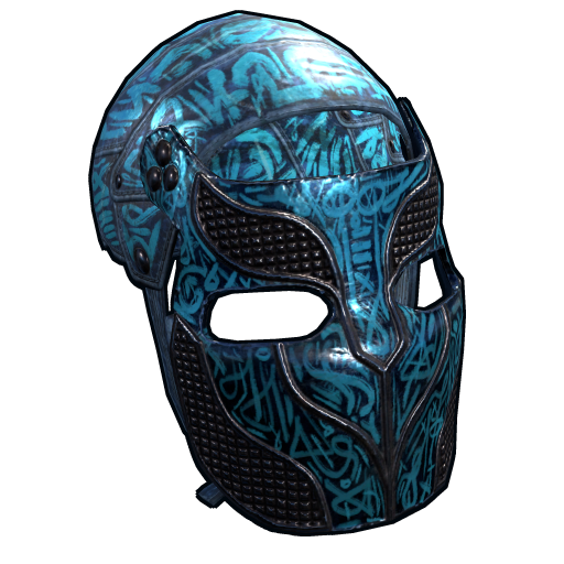 Azul Metal Facemask - Rust Game Items - Gameflip