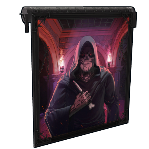 Neon Snowflake Garage Door