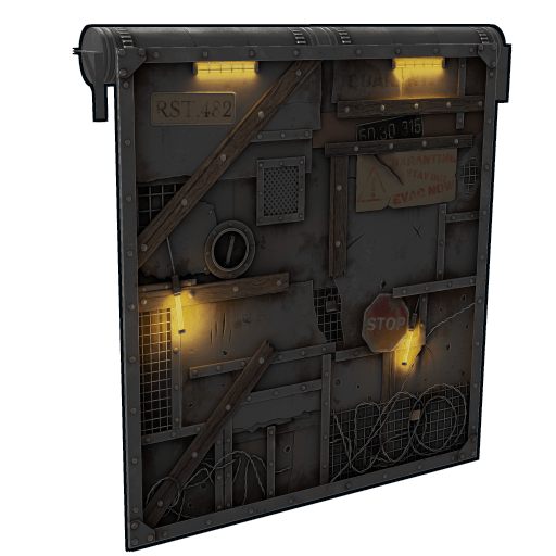 Welded Quarantine Garage Door - price from 1.26$