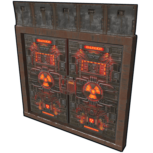 Armored Double Door