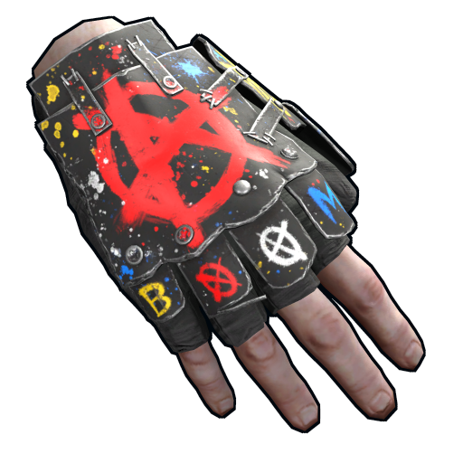 Bombing Roadsign Gloves - Rust - Steam Game Item - Gameflip