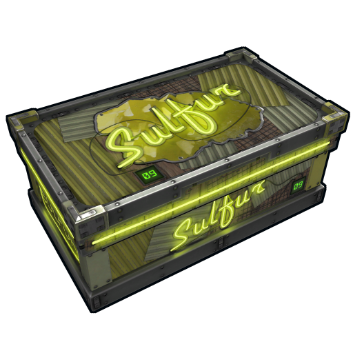 Neon Sulfur Storage - Rust Game Items - Gameflip