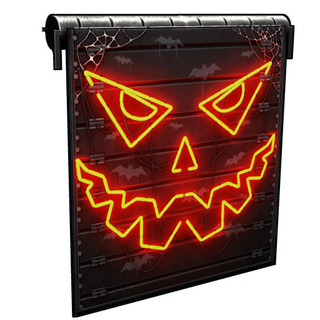Neon Pumpkin Garage Door - Rust Game Items - Gameflip