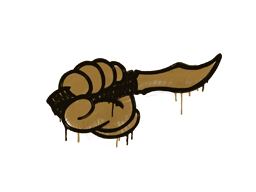 Sealed Graffiti | Backstab (Desert Amber) (Desert Amber) CS2 Skin Satın Al