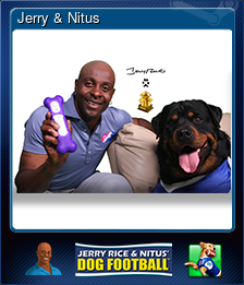 Showcase :: Jerry Rice & Nitus' Dog Football