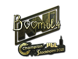 Sticker | Boombl4 (Gold) | Stockholm 2021 CS2 Skin Satın Al