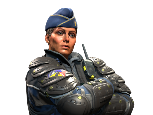 Chefe de Esquadra Rouchard | Gendarmerie Nationale - CS2 - BLEIK Store