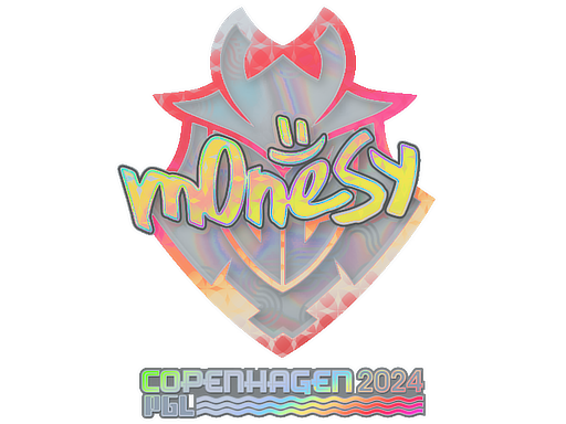 Sticker M0nesy Holo Copenhagen 2024 | Bleik Store