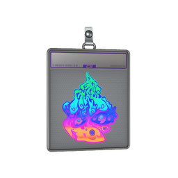 Sticker Slab | Liquid Fire (Holo) - CS2 Skins